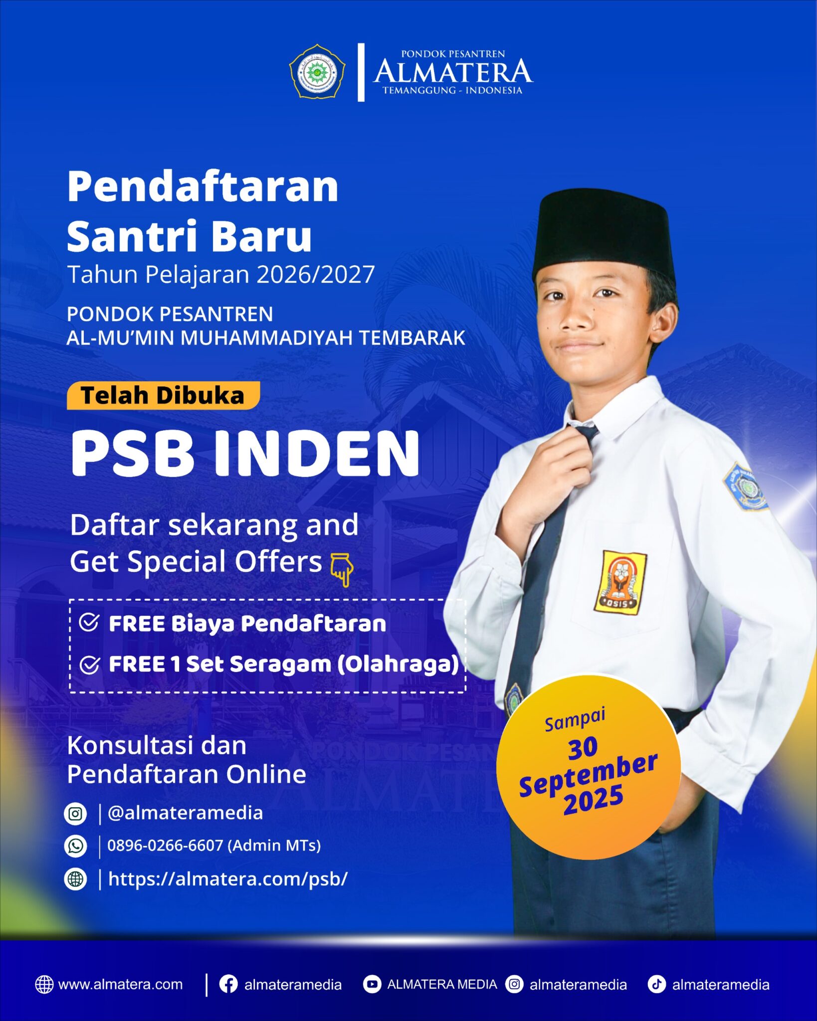 PSB – Pondok Pesantren ALMATERA (Al-Mumin Muhammadiyah Tembarak)